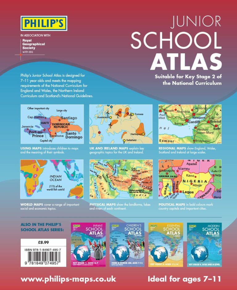 Philip’s Junior School Atlas 11th Edition – Nickel Books
